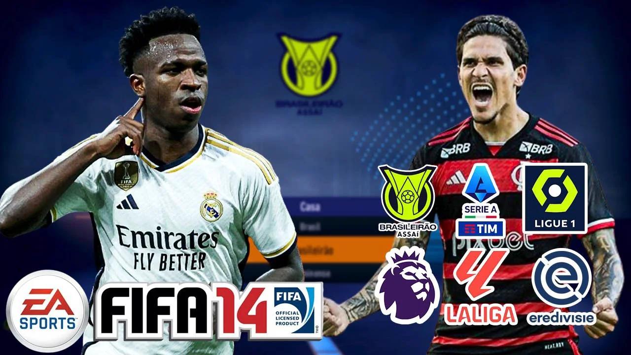 FIFA 14: Patch Grátis com Brasileirão e Europa 2024 🏆🇧🇷 | Descubra a ...