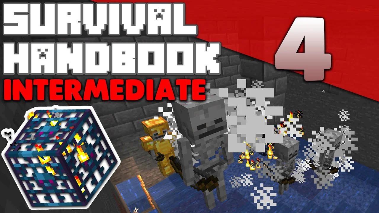 How To Build A Skeleton Spawner XP Farm | Minecraft Survival 1.16.1 ...