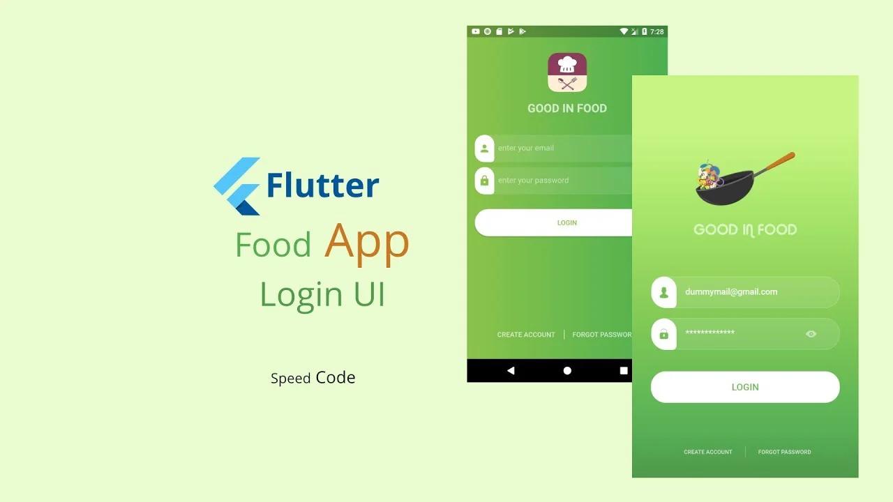 Flutter Ui Design Speed Code A Login Page