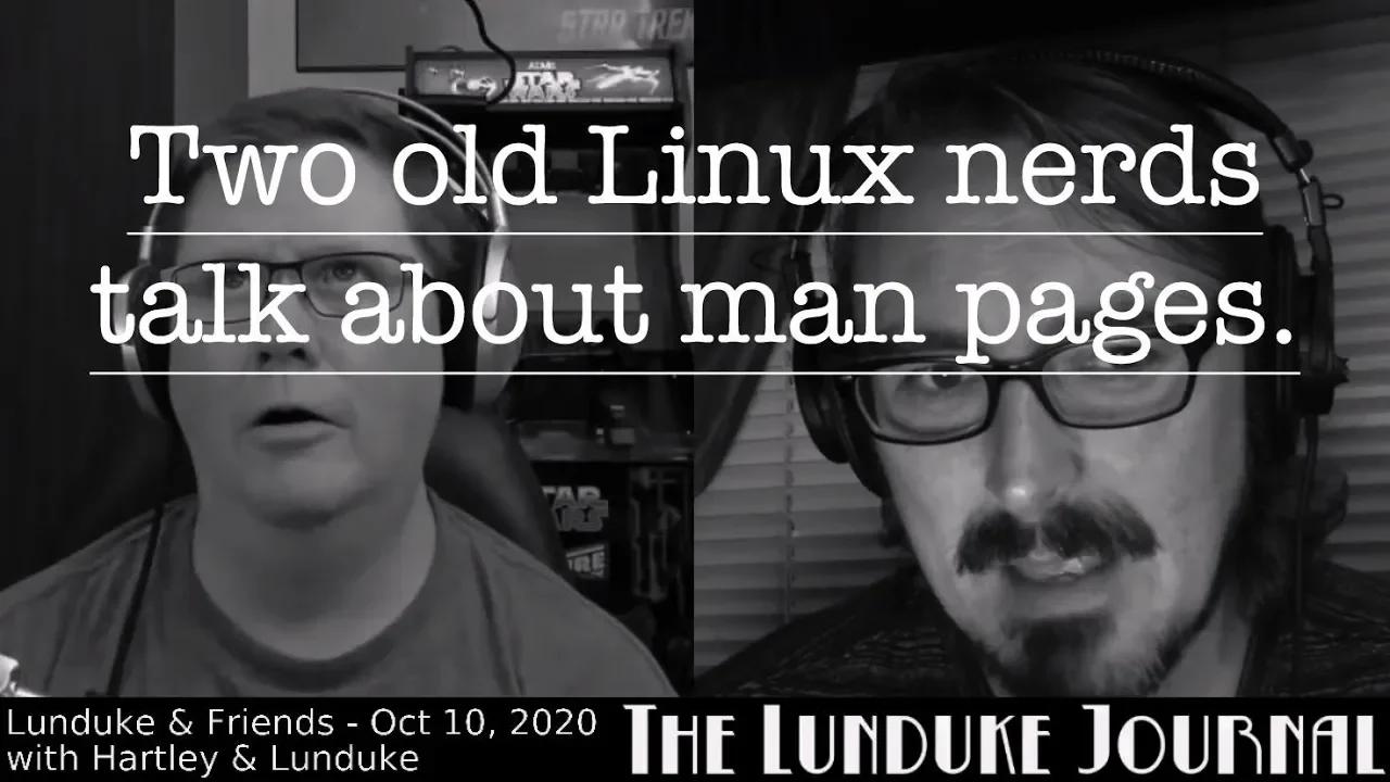 Two old Linux nerds talk about man pages.