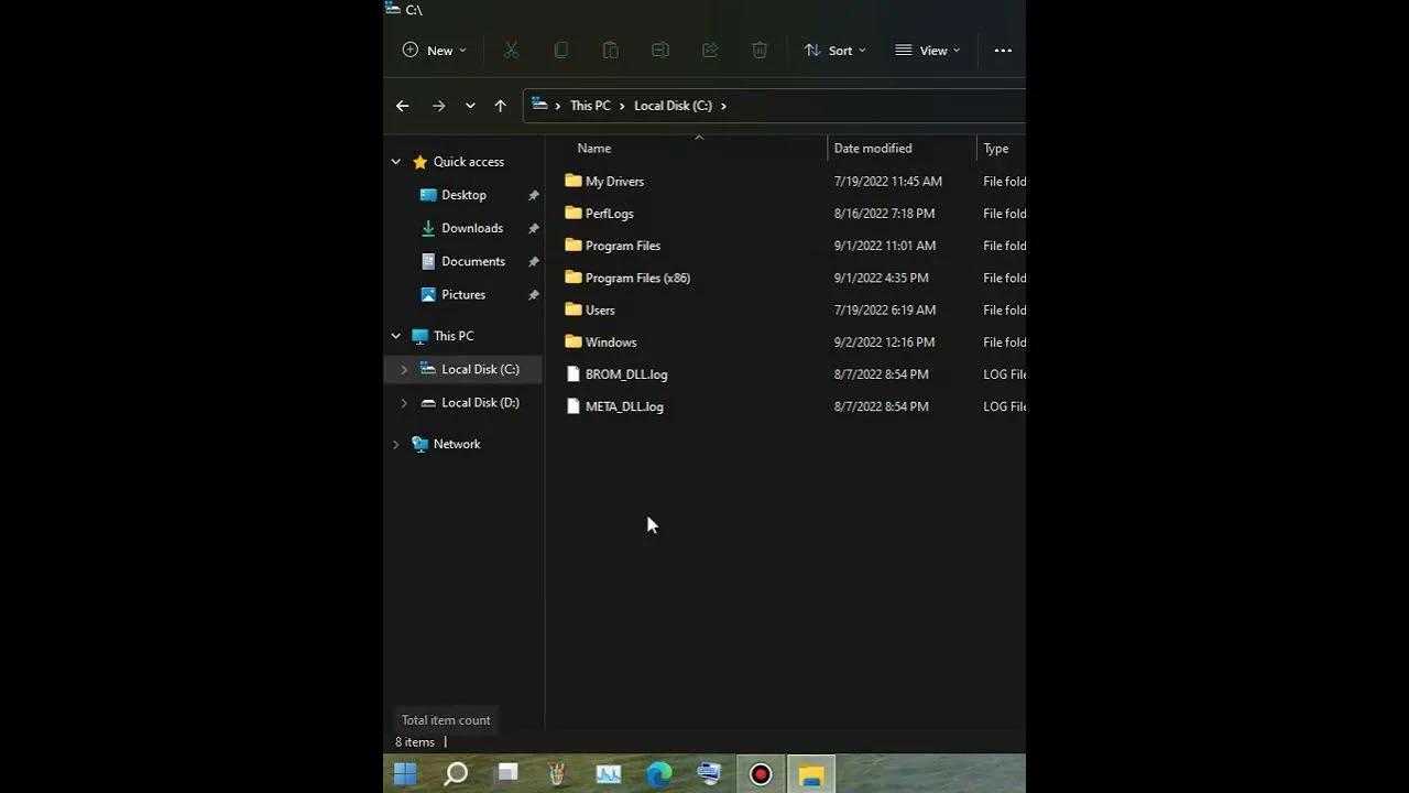 Show Status Bar on Windows