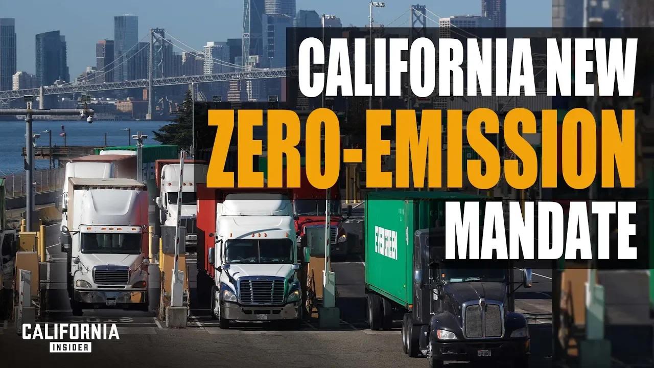 California EV Mandate: 14,000 Trucks With Only 2 Chargers At Ports ...