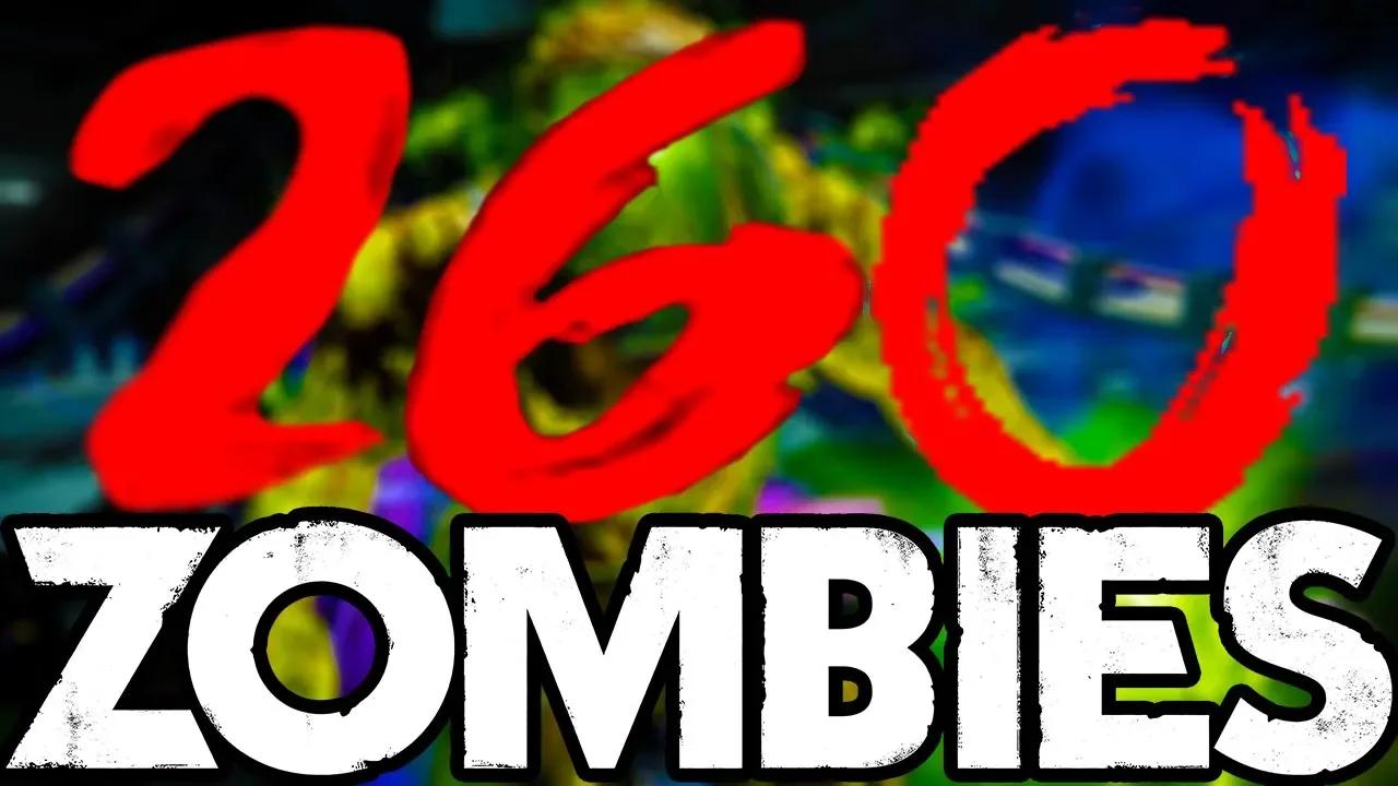 STARTING ROOM ROUND 258 WORLD RECORD ON COLD WAR ZOMBIES (No Jug, No ...