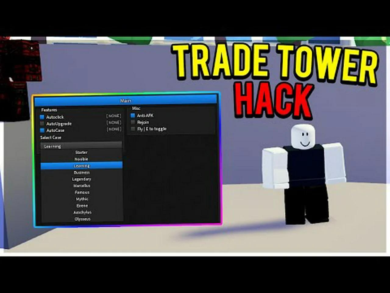 ROBLOX TRADE TOWER HACK | OP GUI WORKING