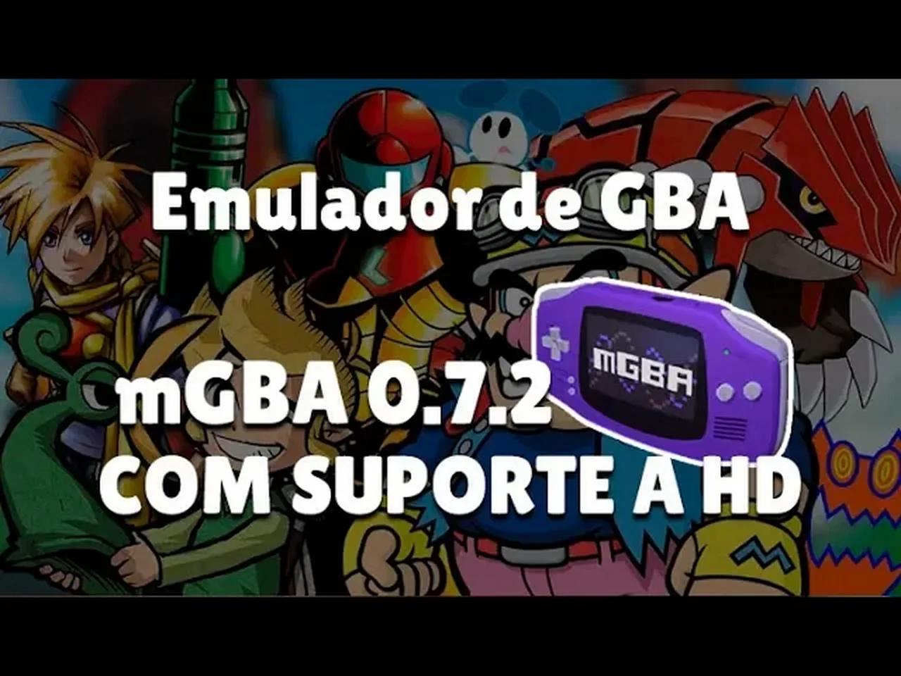 NOVO mGBA COM SUPORTE HD (emulador de GBA)