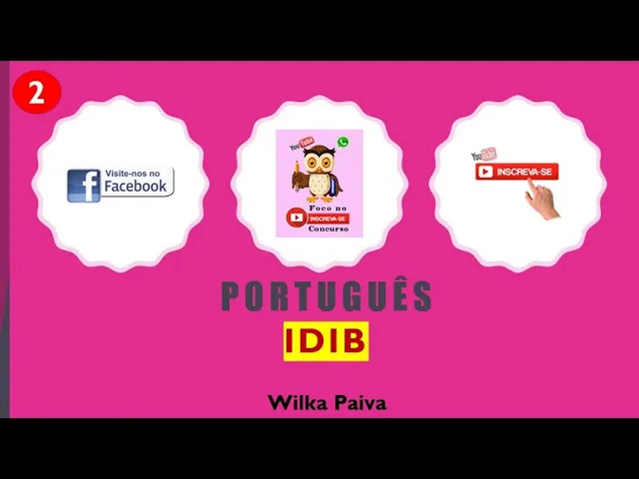#2 Questões de português da banca IDIB