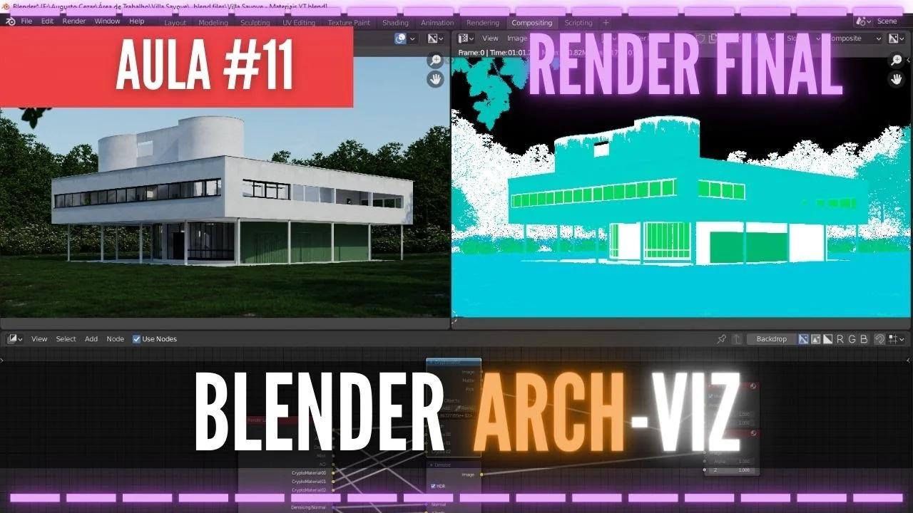 Render Final REALISTA no Blender+Cycles | BLENDER ARCHVIZ AULA 11
