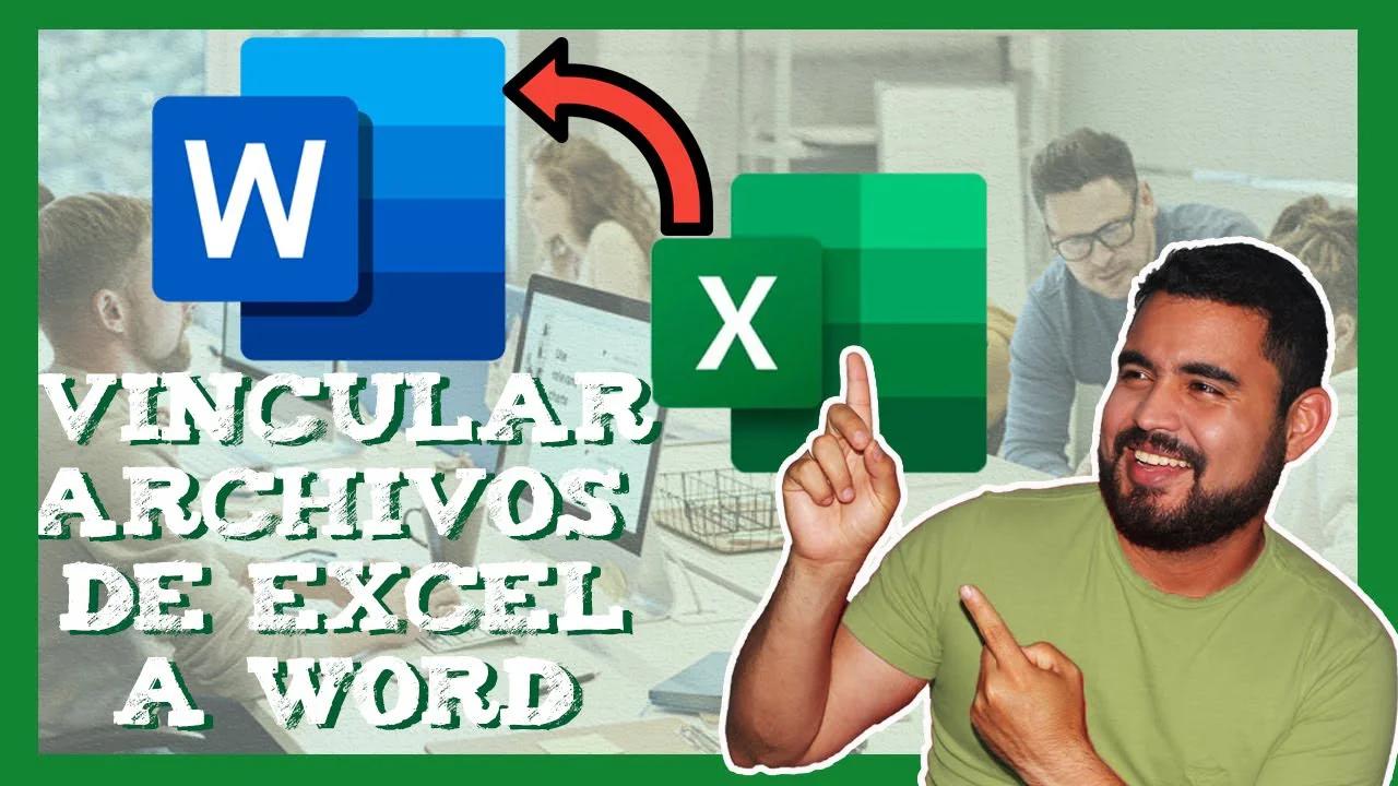 Como VINCULAR TABLA DE EXCEL a WORD | Como insertar una tabla de Excel a Word | importar datos