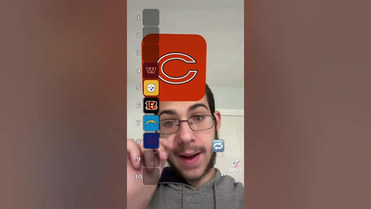 Blind Ranking the Top 10 NFL Teams #shorts #nfl #football