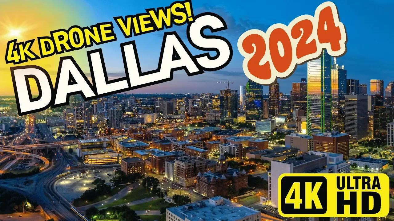 Dallas in 4K: A Breathtaking 🚁 Drone Footage in Glorious 4K UHD 60fps 🌅