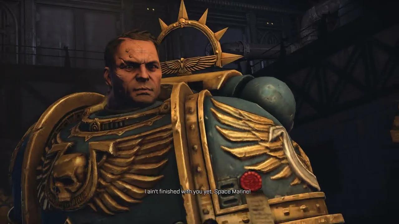 WAR HAMMER 40K SPACE MARINE: CAPTAIN TITUS VS DEMONS