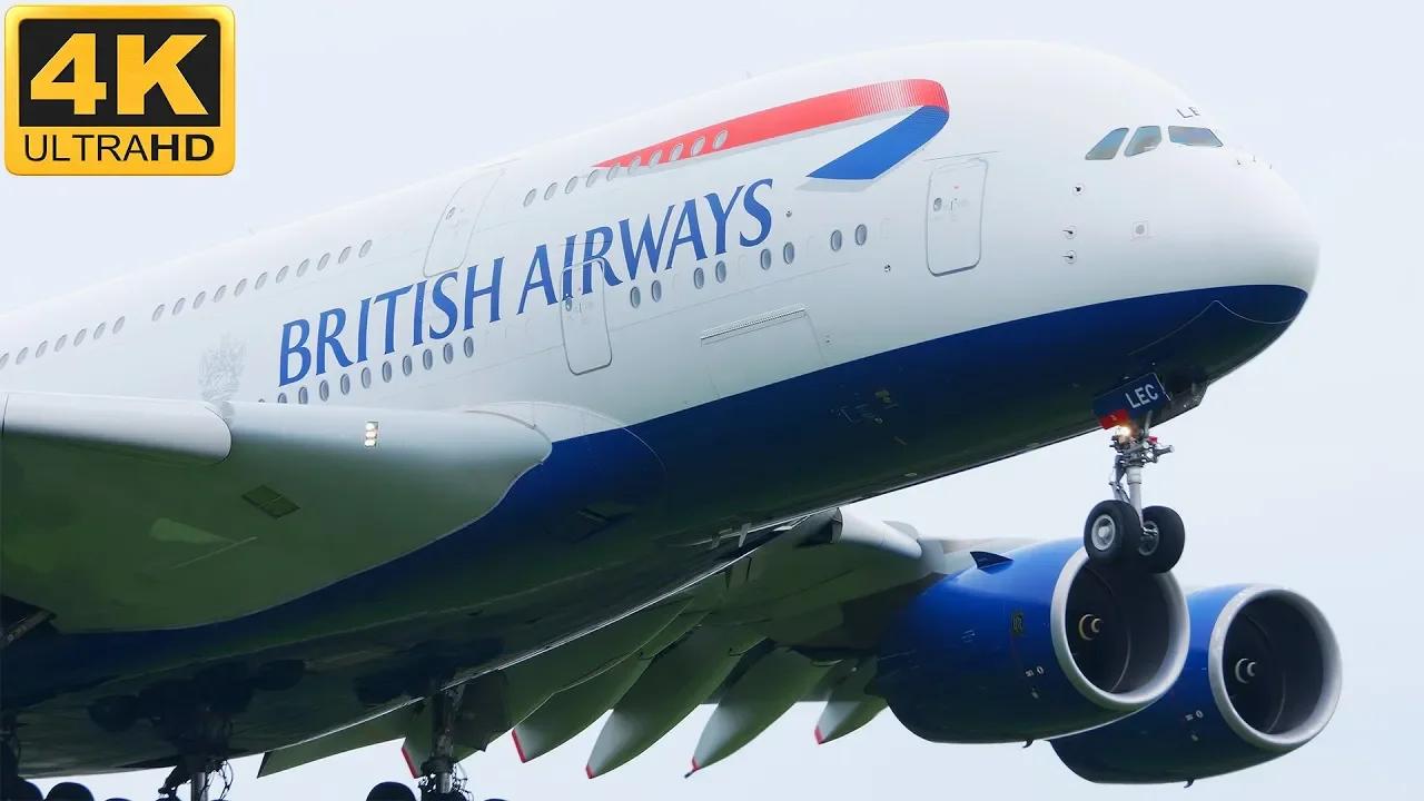 LHR | 30 MINS of PLANES LANDING from UP CLOSE | London Heathrow Plane ...