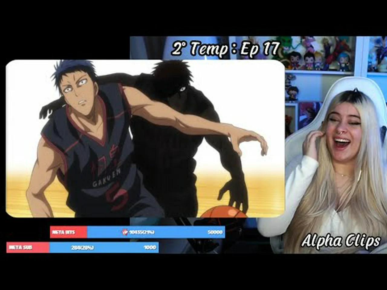 Mariana Alpha - Kagami E Aomine Na Zona SEIRIN vs TOO | Kuroko No Basket | 2° Temp Ep 17 ( React)