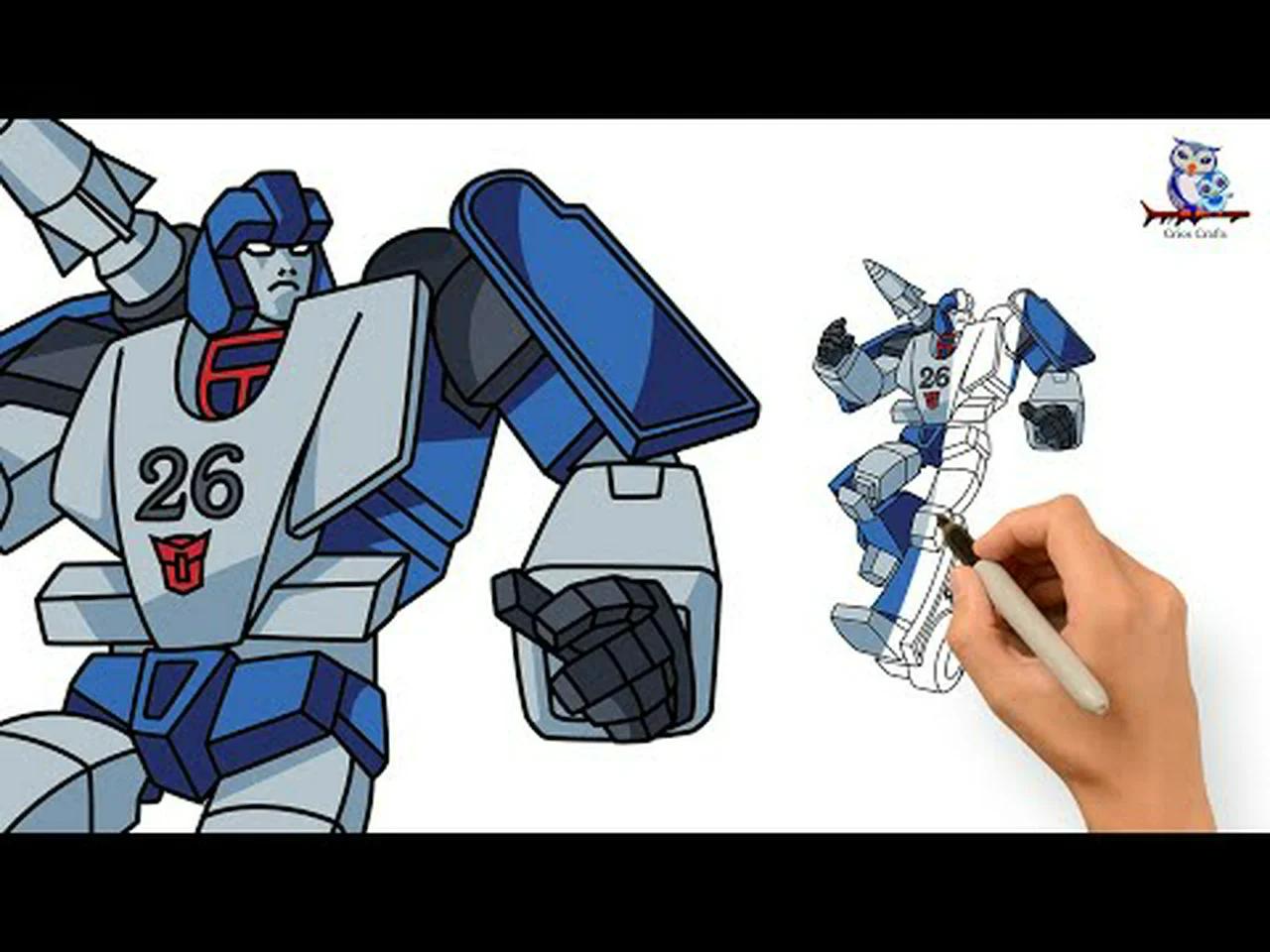 How To Draw Transformers Mirage Rise of the Beasts - Tutorial