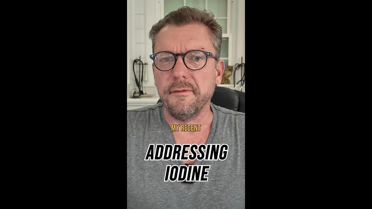 Addressing The Iodine Controversy