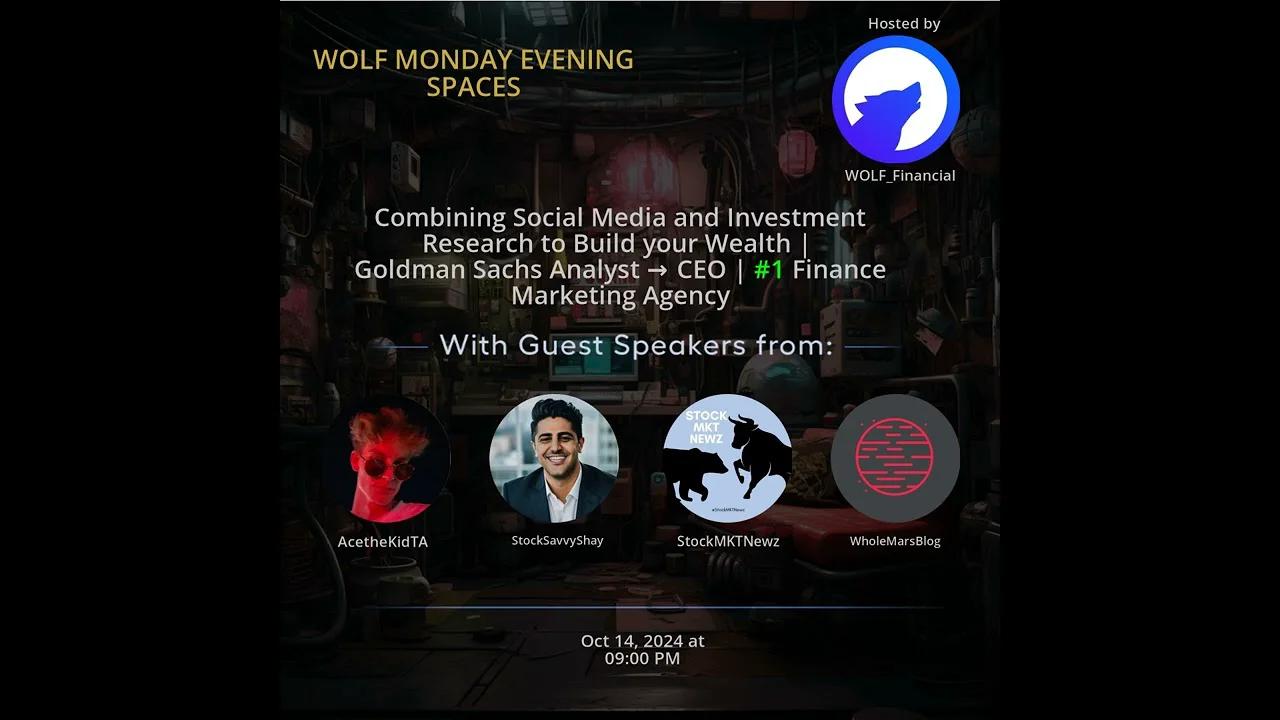 WOLF MONDAY EVENING SPACES
