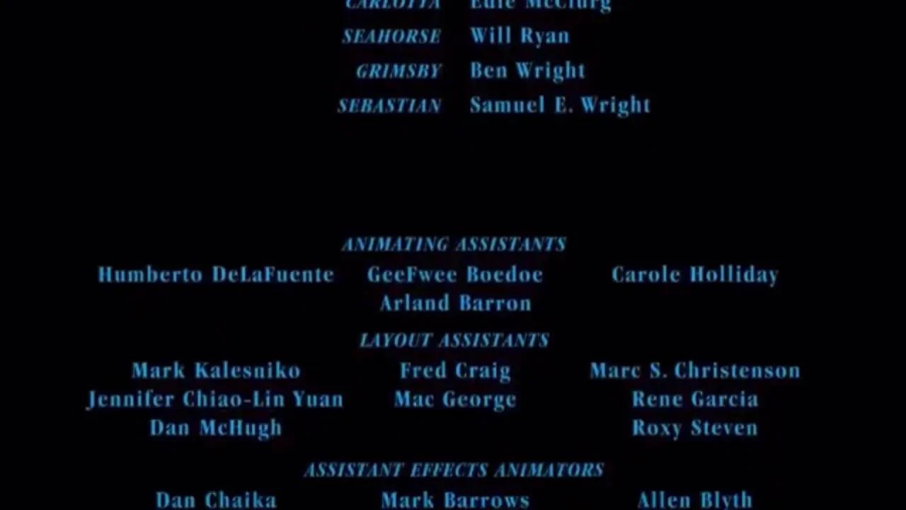 The Simpsons Theater The Little Mermaid End Credits