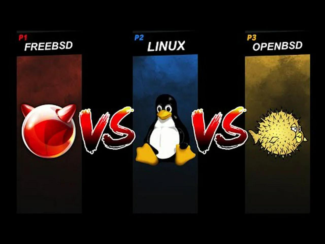 Linux vs. OpenBSD vs. FreeBSD