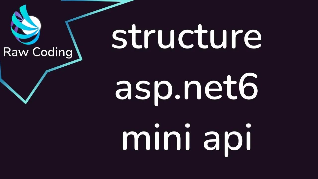 How to structure & organise asp.net core mini api