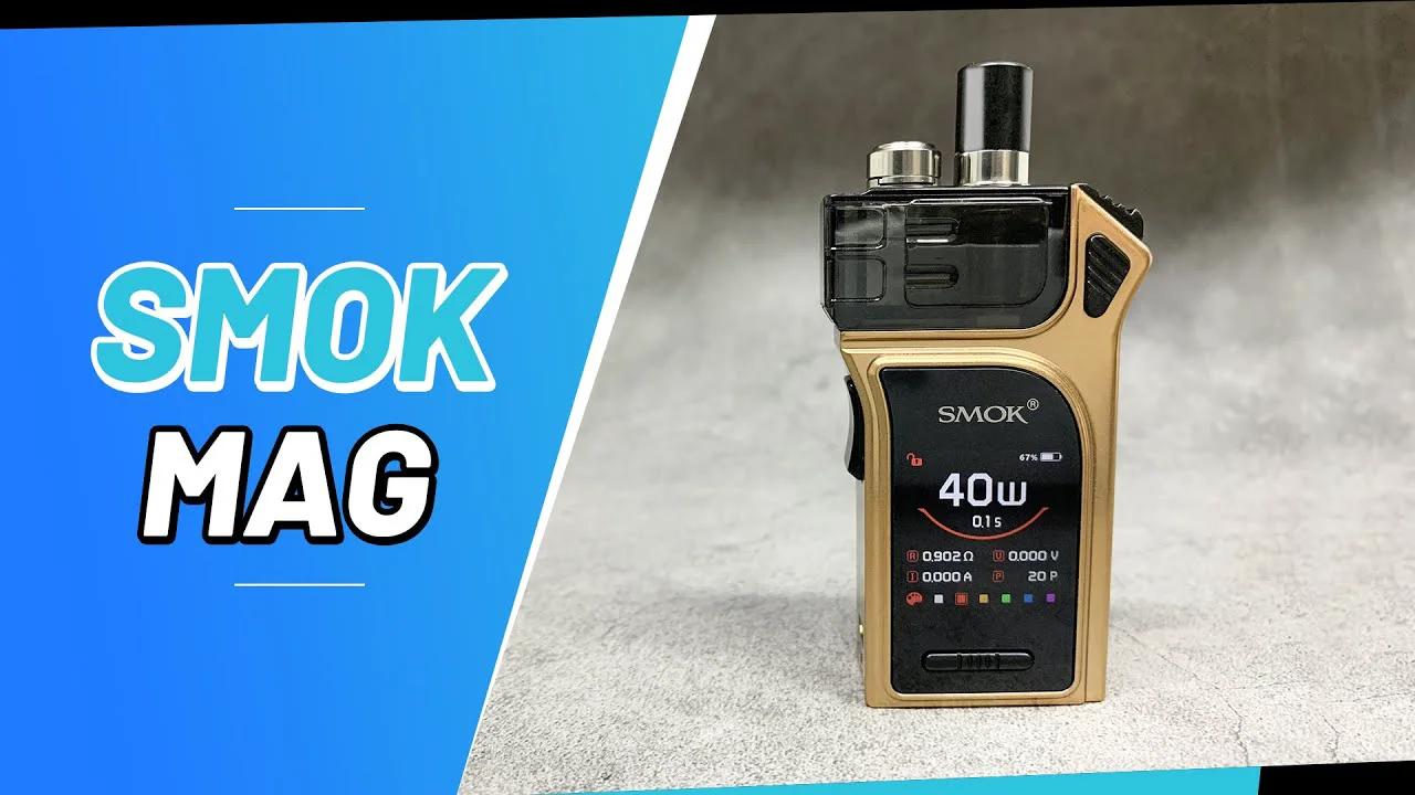 SMOK Mag Pod System Kit 40W 1300mAh Unboxing | Vapesourcing