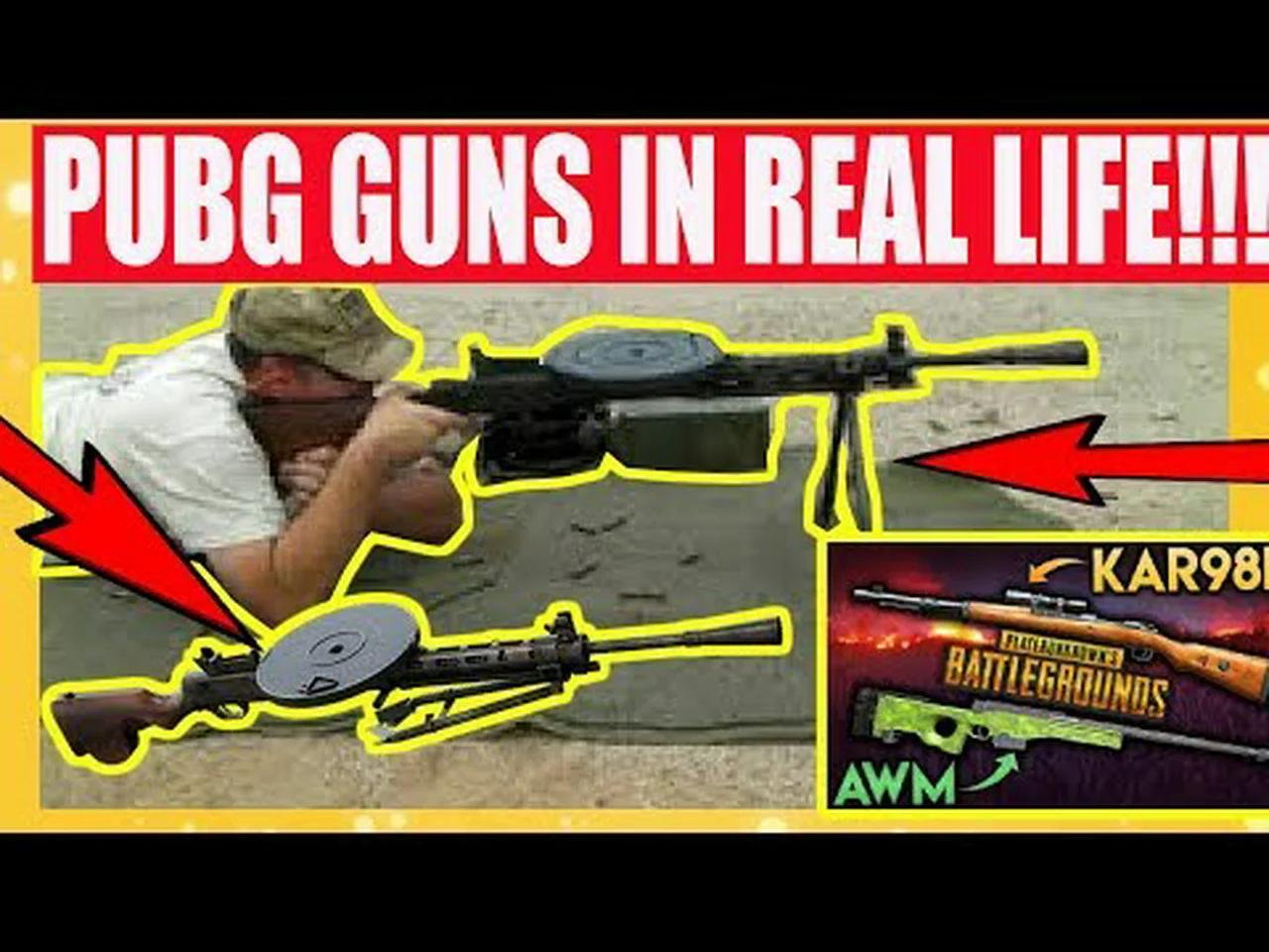 EPIC PUBG GUNS IN REAL LIFE 2019 || ALL GUNS 2019 || ONLY PUBG PLAYERS ...