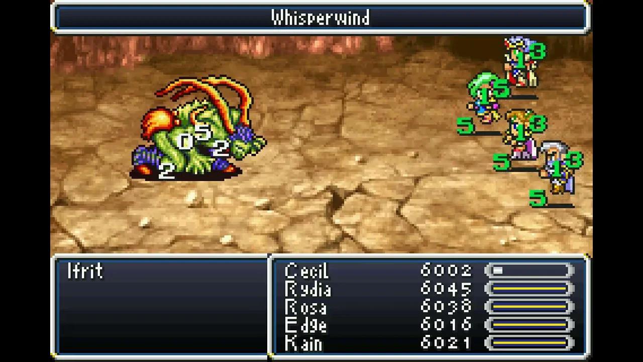 Final Fantasy IV Advance - Lunar Ruins - Ifrit
