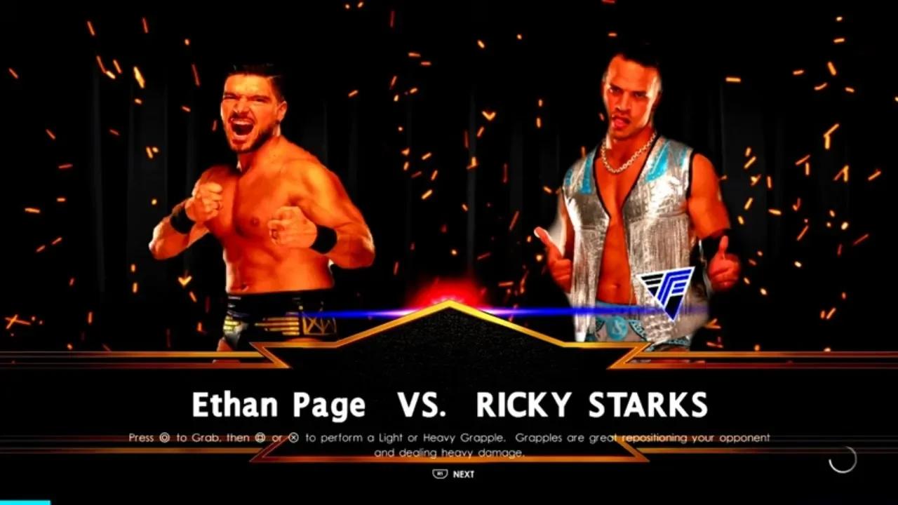 AEW Dynamite Ricky Starks vs Ethan Page AEW World Title Eliminator ...