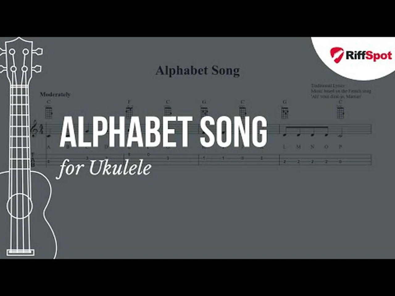 Alphabet Song Ukulele Tab
