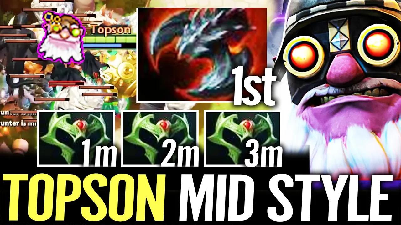 🔥 TOPSON Sniper MID Satanic 1st Item + 3x Wraith Band — 175% Lifesteal ...