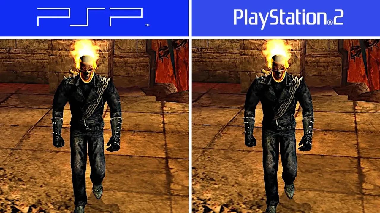 Ghost Rider | PSP vs PS2 vs PCSX2 vs PPSSPP Comparison