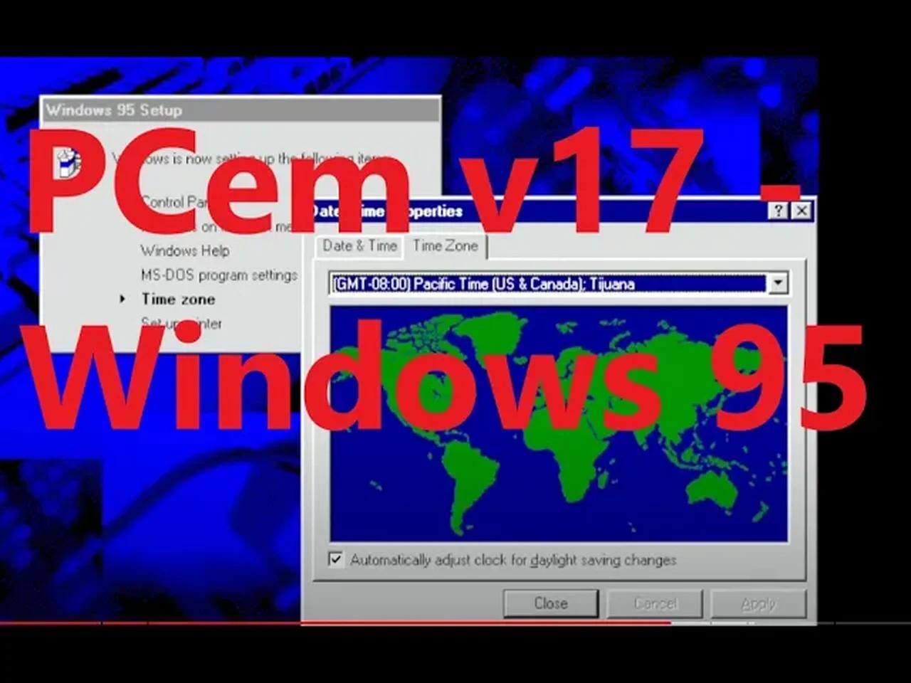 PCem v17 - Windows 95 OSR2 Installation