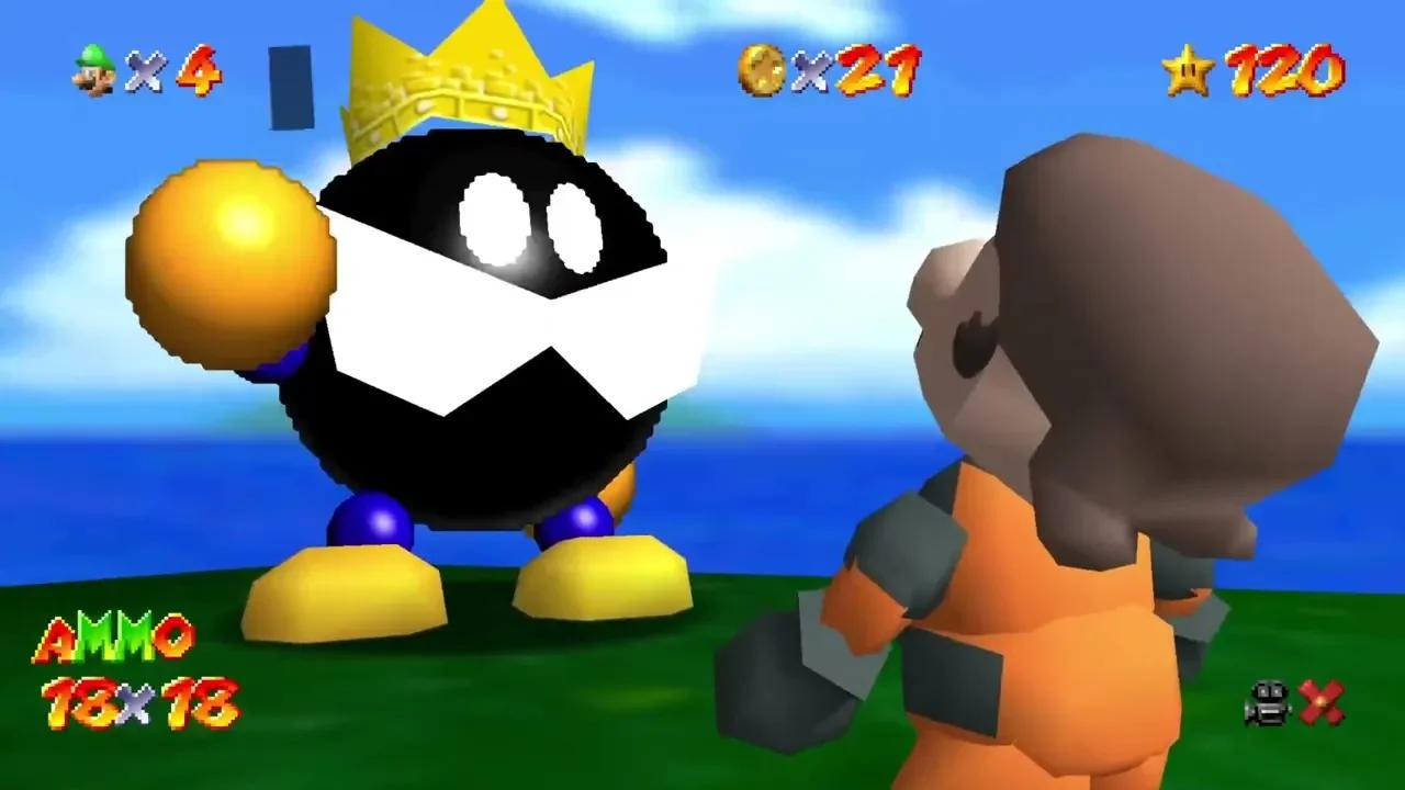 sm64ex-coop Gun Mod Gameplay
