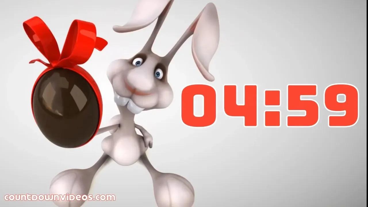 5 minute Timer 🐰 [Easter 2021] Bunny🐰 Happy Kids Music🎵