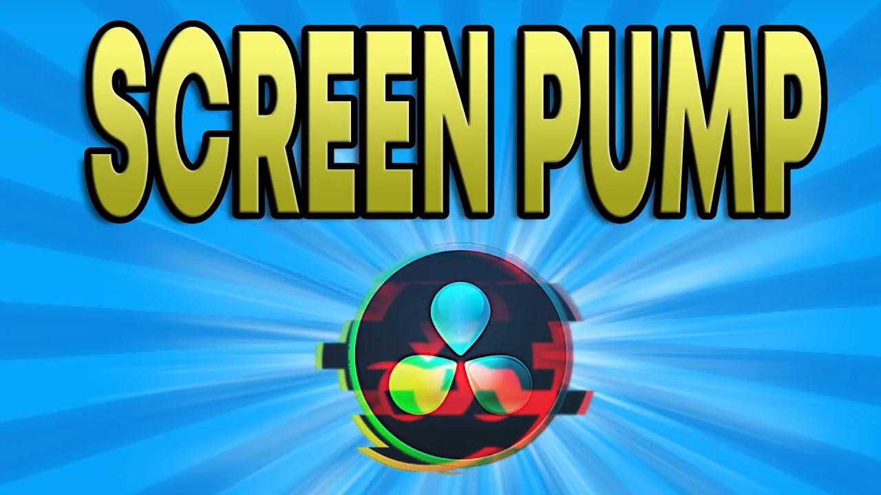 Screen Pump Effect Davinci Resolve 17 ! Quick And Easy Guide
