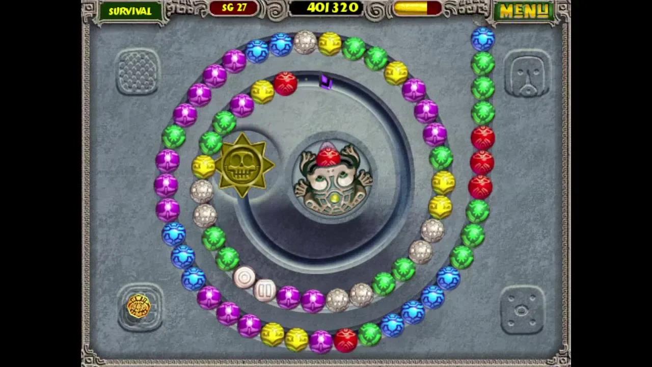 Zuma Deluxe - Gauntlet Survival - Spiral Of Doom Part 1