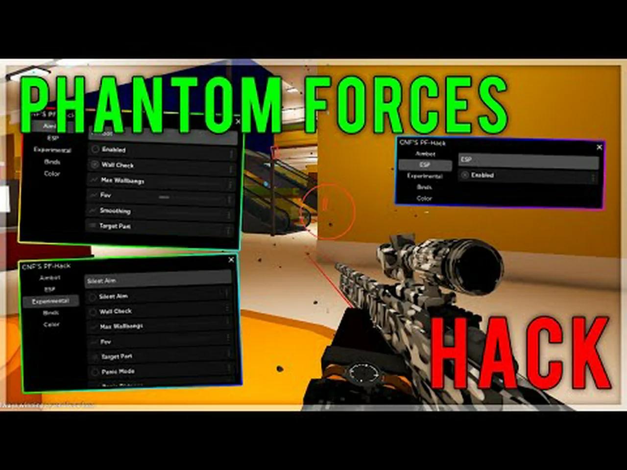 Roblox Phantom Forces Aimbot / Silent Aim Hack Script Exploit Gui [FREE] WORKING