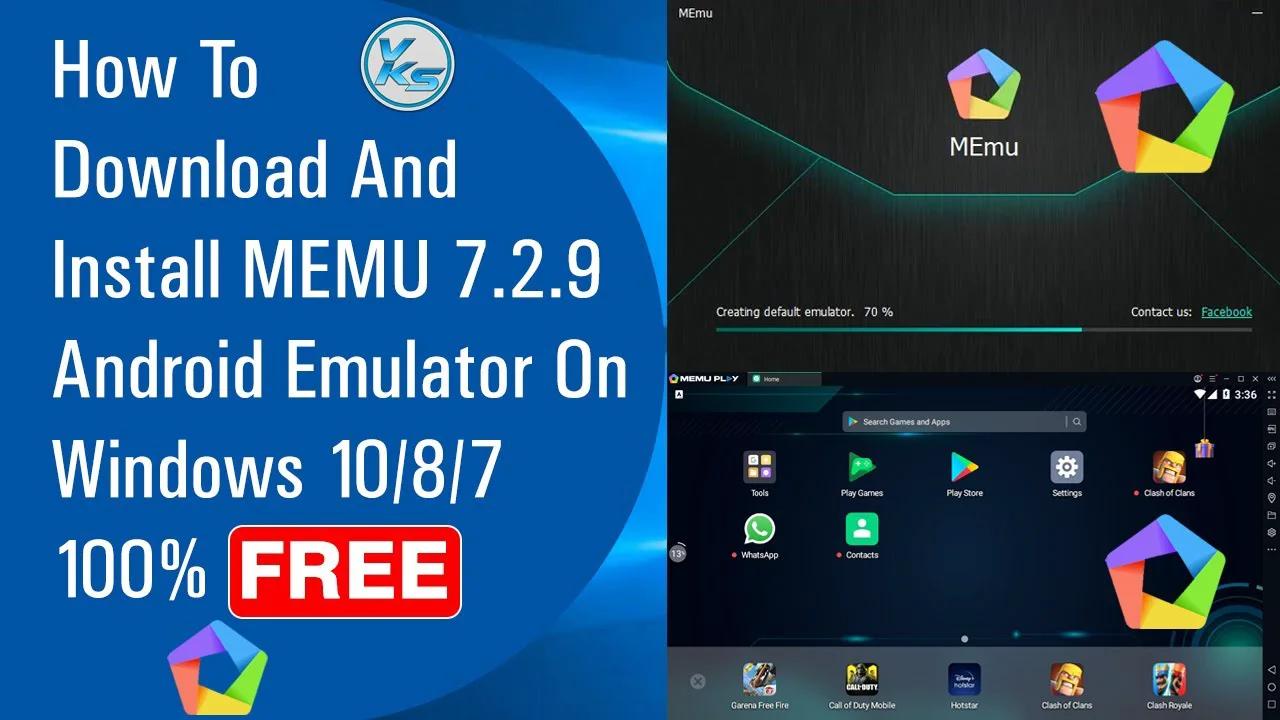 How To Download And Install Memu 7.2.9 Android Emulator On Windows 10/8 ...