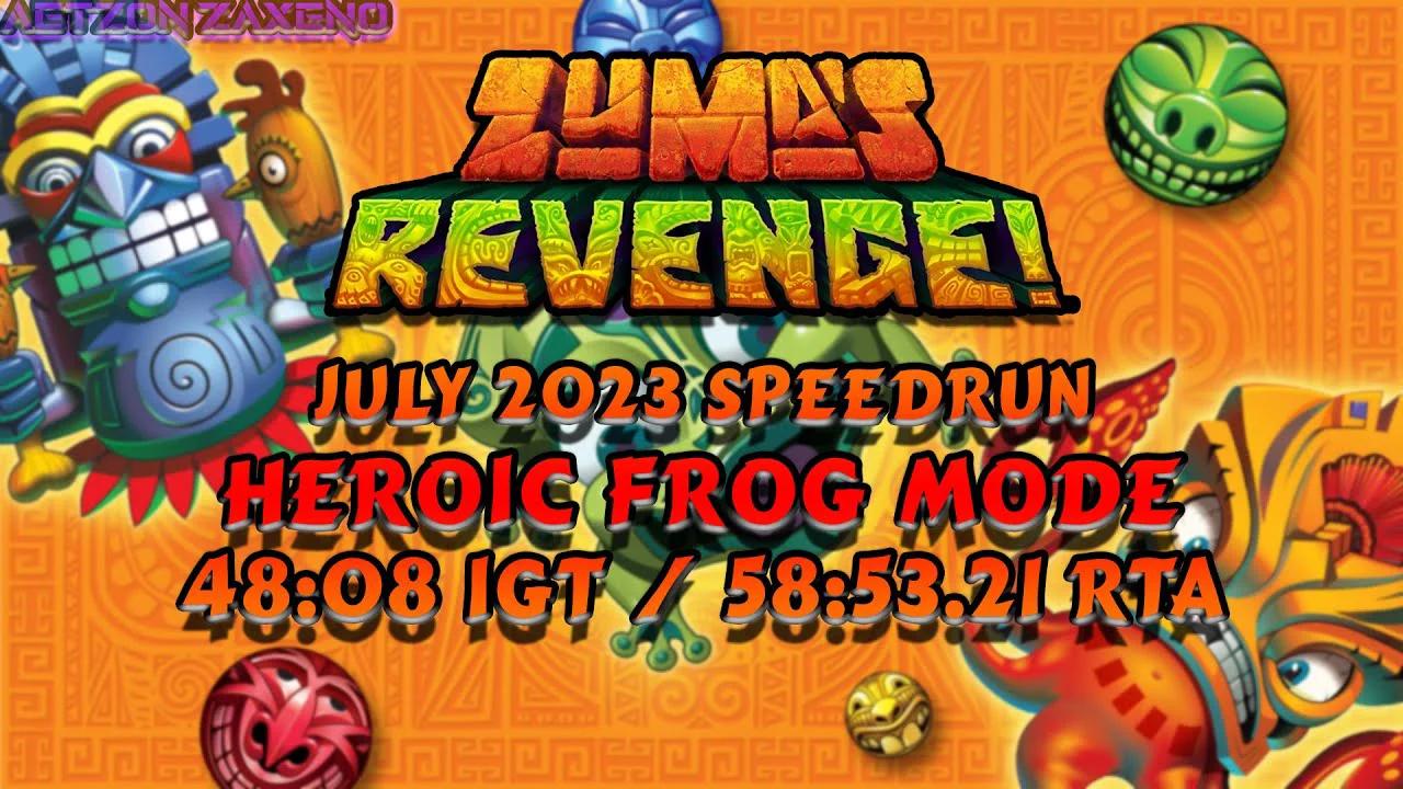 [48:08 IGT] Heroic Frog Mode | Zuma's Revenge! | July 2023 Speedrun