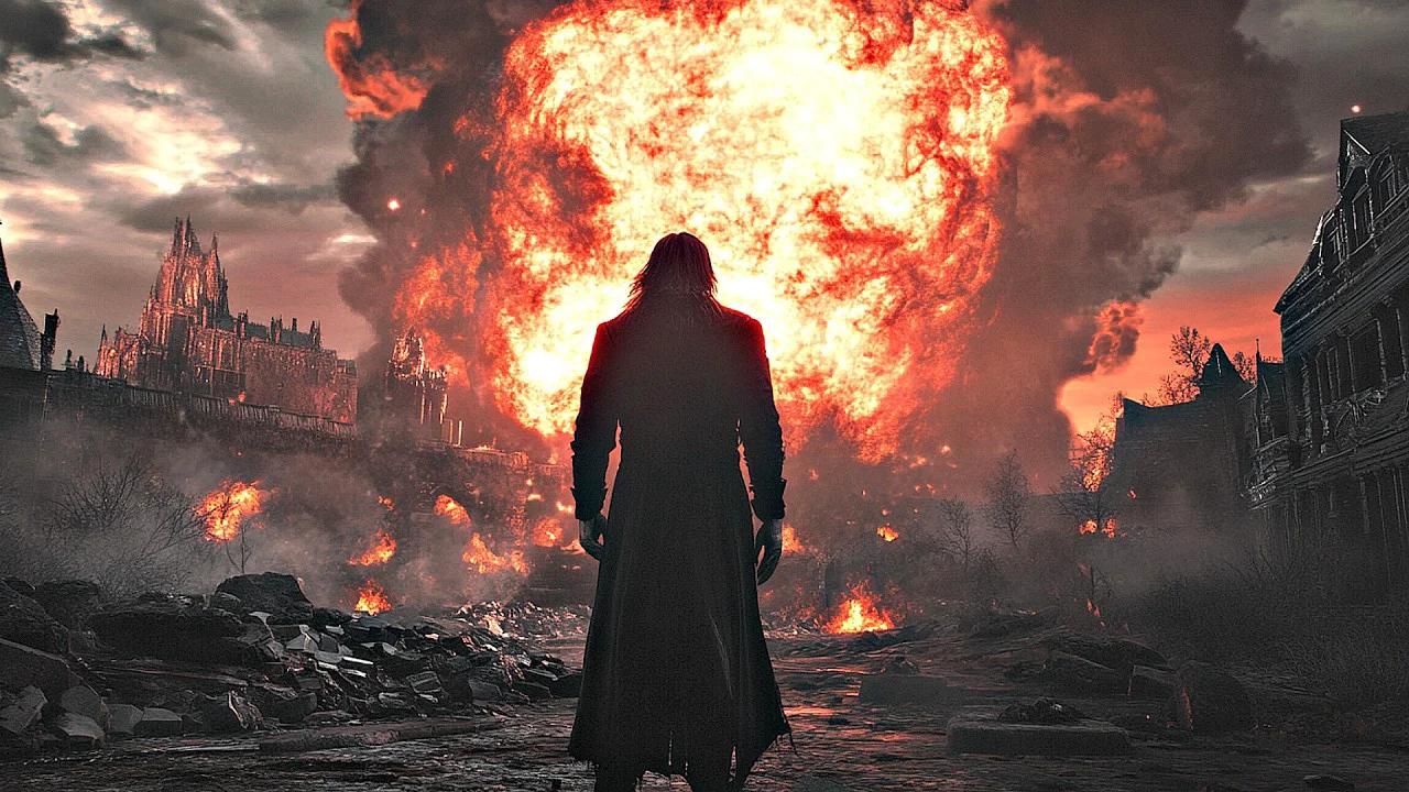 Dracula Survives Nuke Explosion Scene (4K 60FPS) Castlevania Lords of ...