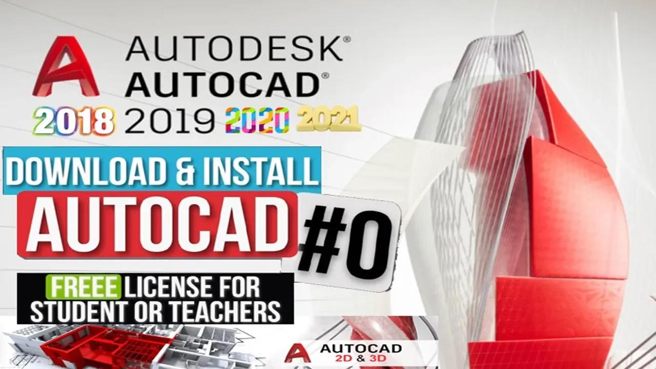 How to install & download AutoCad 2D&3D 64 & 32bit Version 2018,19,20 ...