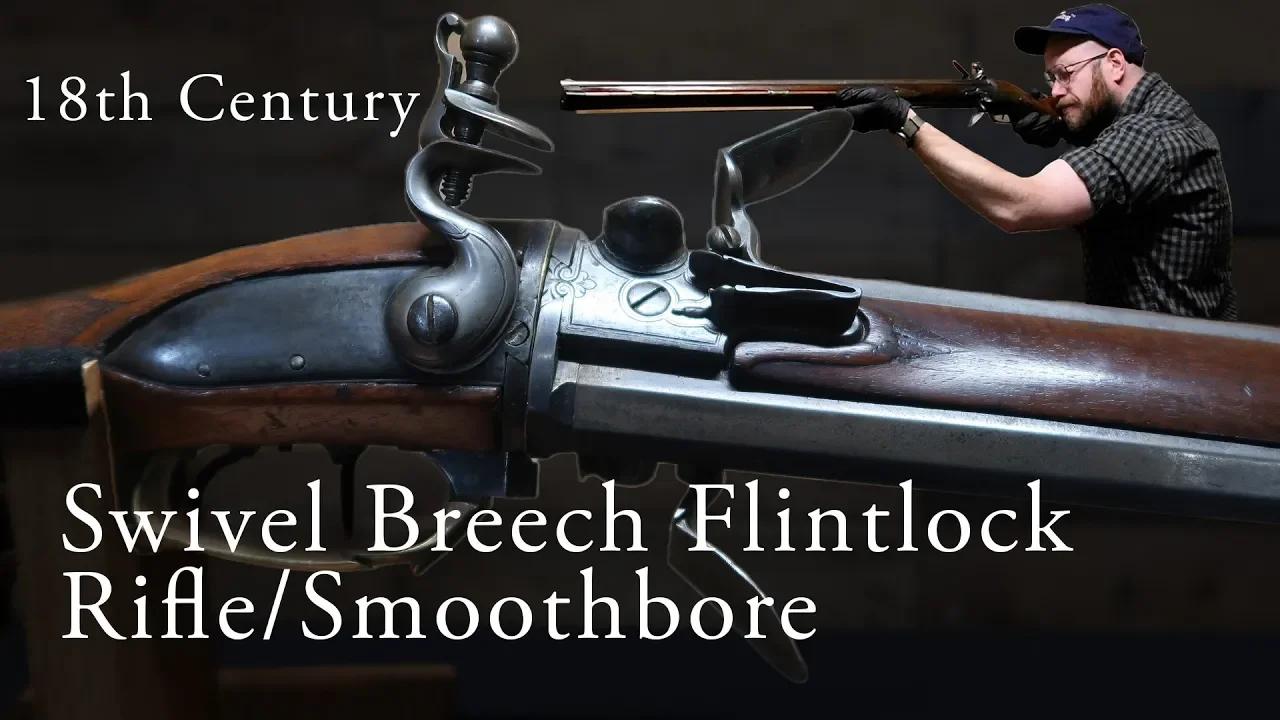 18th Century Flintlock Swivel Breech Rifle/Shotgun Muzzleloader | J ...
