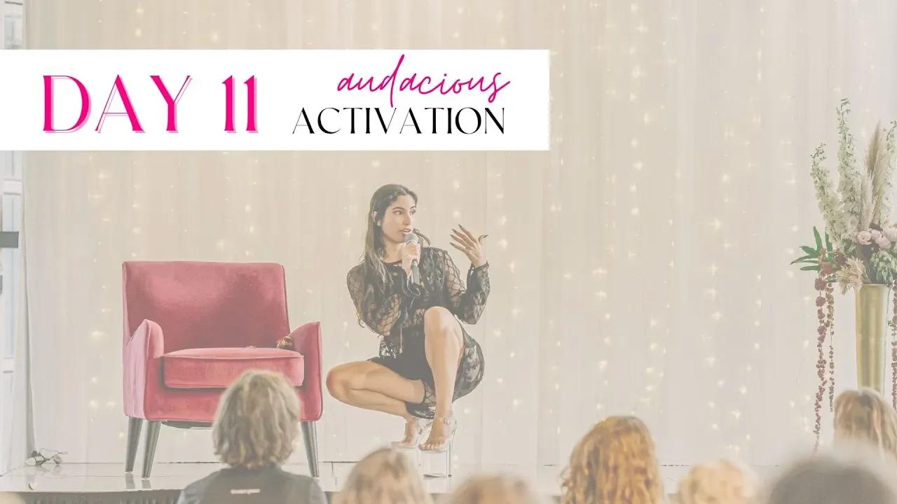 Day 11 - Audacious Activation Challenge with Wendy