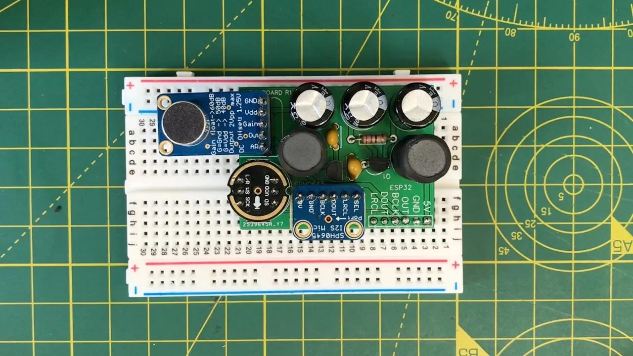 ESP32 Audio Input - INMP441 and SPH0645 MEMS I2S Breakout Boards