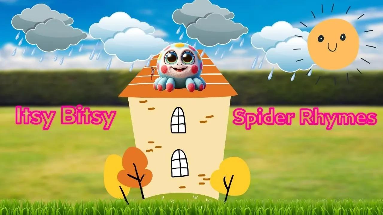 Spider Nursery Rhymes Itsy Bitsy | Puffy Kids TV Nursery Rhymes and Songs