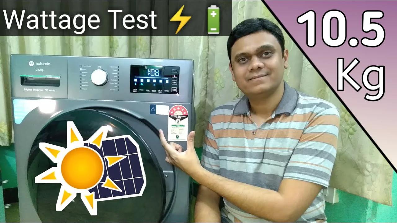 [Eng] How many Watts? Motorola Washing Machine Power consumption Test ...