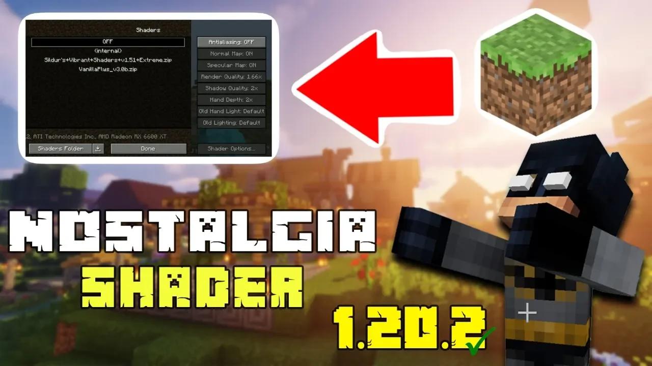 How To Download & Install Nostalgia Shader for Minecraft 1.20.4