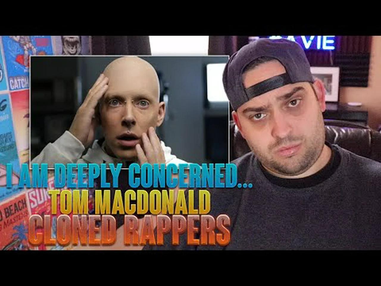 MOVIE MAN TOM!! | Tom MacDonald - Cloned Rappers (REACTION)