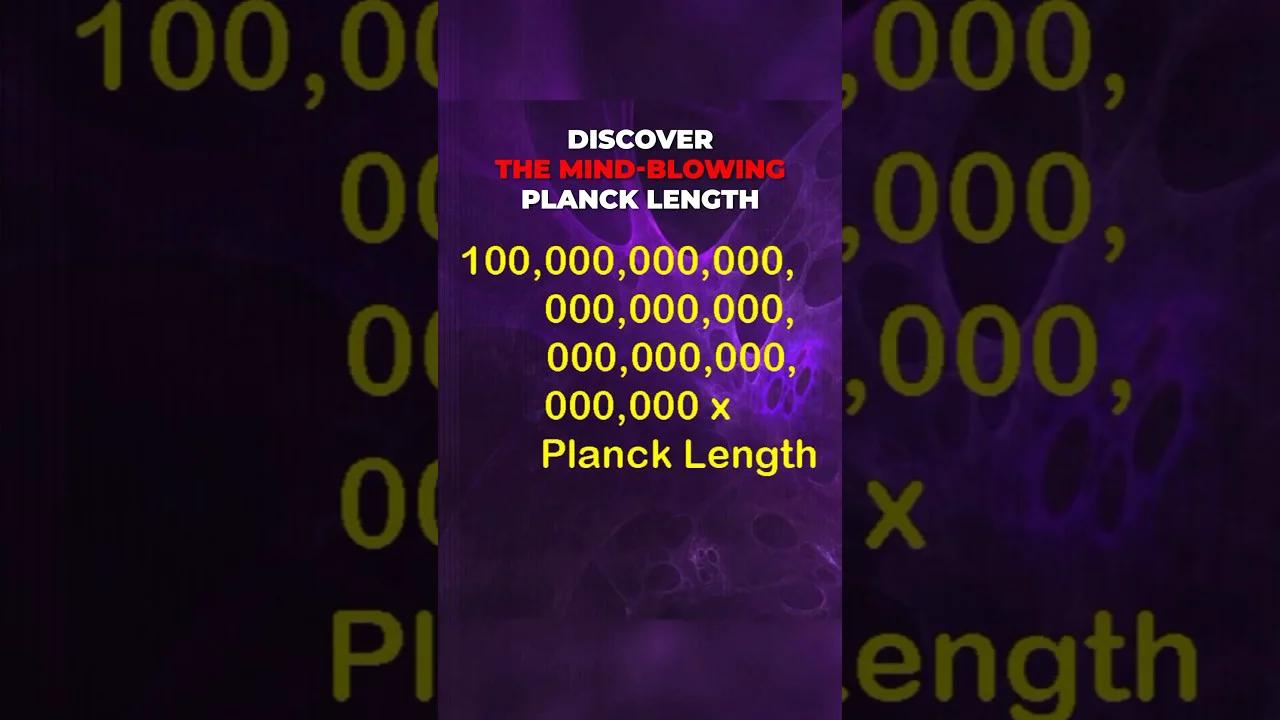 Why Is the Planck Length So Important? Don Lincoln