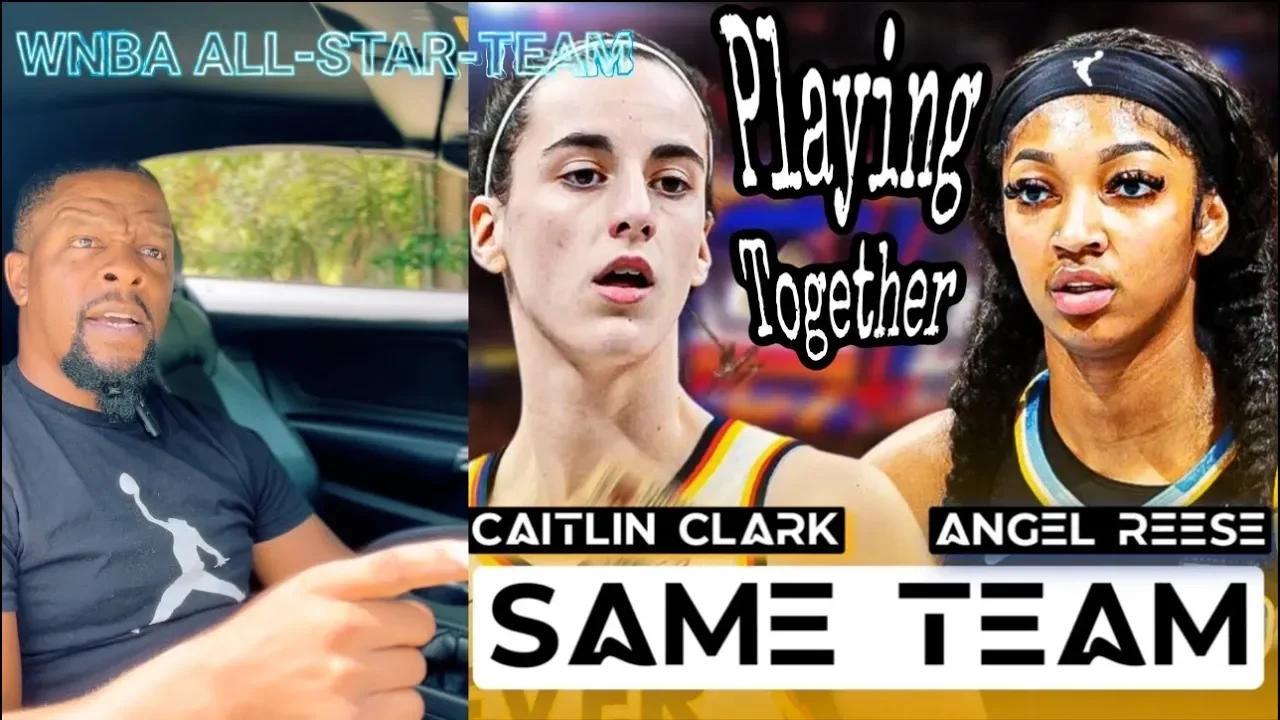 CAITLIN CLARK & ANGEL REESE playing together for WNBA ALL-STAR TEAM # ...