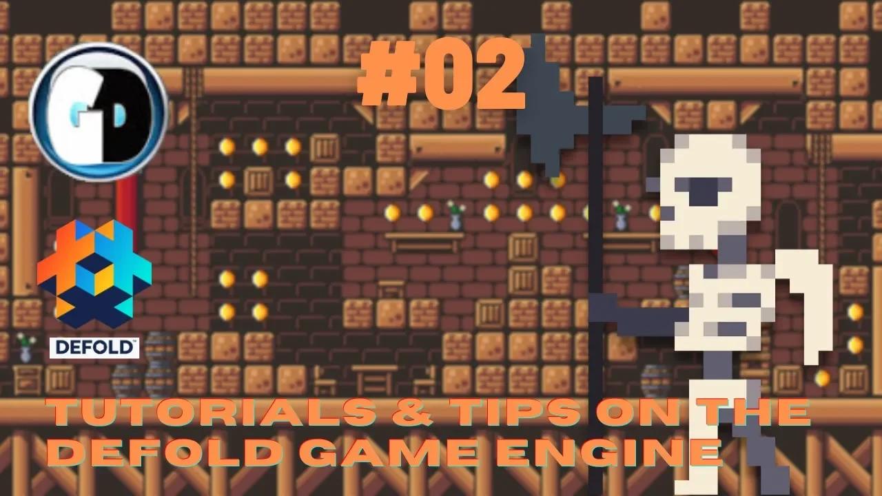 DEFOLD Game Engine TUTORIAL #02: Implementing the ENEMY MOVEMENT & ANIMATIONS